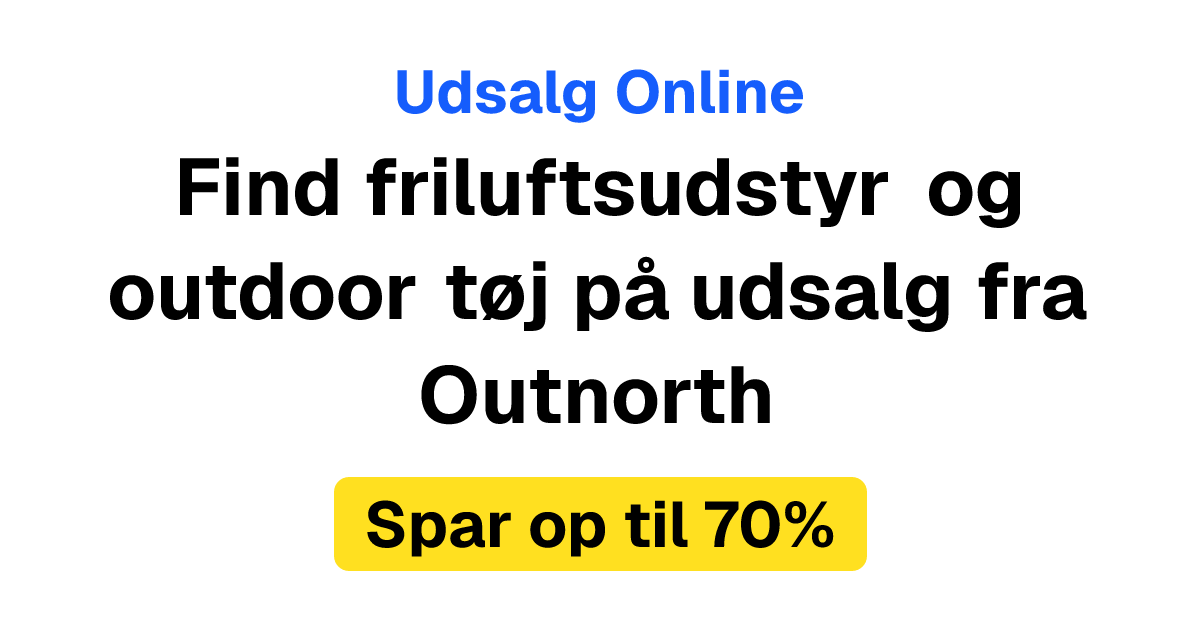 Outnorth udsalg | Spar på outdoor og friluftsudstyr