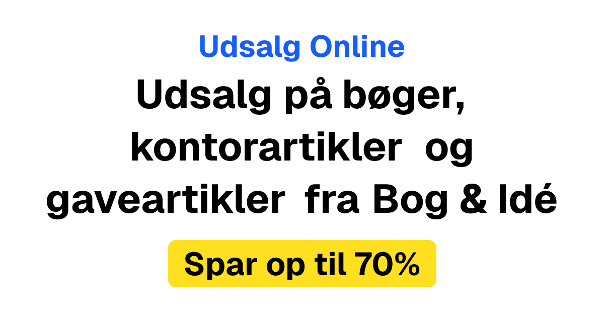 Bog & Idé udsalg | Spar på bøger og kontorartikler